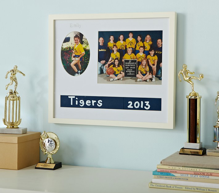 Simply White Sports Team Gallery Wall Frames | Pottery Barn Kids