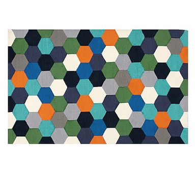 Hexagon Rug | Patterned Rugs | Pottery Barn Kids