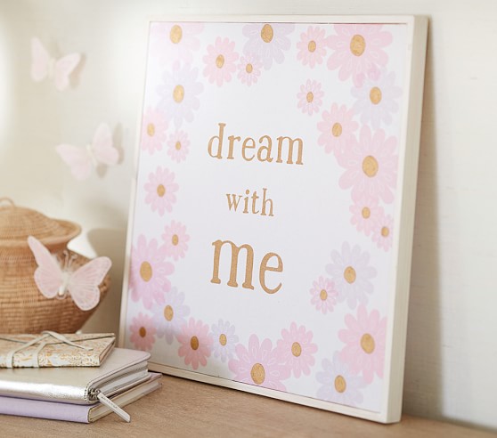 Dream With Me Wall Art | Pottery Barn Kids