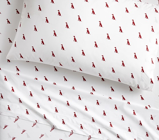 Organic Dog Toddler Sheet Set| Toddler Bedding | Pottery Barn Kids