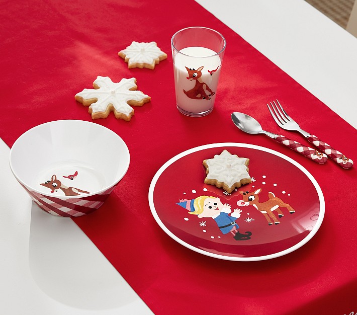 Rudolph® & Hermey™ Tabletop Set | Pottery Barn Kids