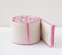 Bright Pink Mini Crib Linen Nursery Bedding | Crib Bedding | Pottery ...