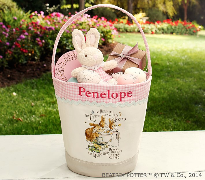Pink Peter Rabbit Easter™ Basket | Pottery Barn Kids