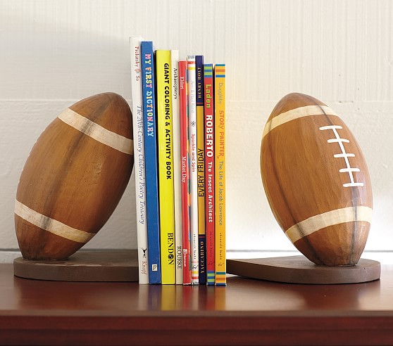 Football Kids Bookends | Pottery Barn Kids