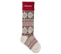 Snowflake Classic Fair Isle Christmas Stocking | Pottery Barn Kids