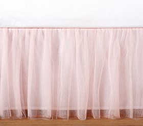Sparkle Tulle Kids Bed Skirt Pottery Barn Kids