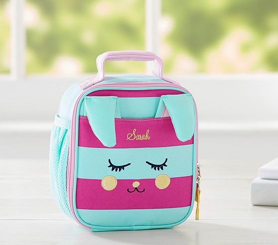 Striped Critter Bunny Kids Lunch Box | Pottery Barn Kids