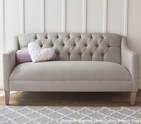 Luella Tufted Sofa Pottery Barn Kids