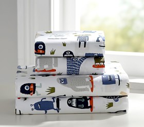Monster Skateboard Kids' Sheet Set | Pottery Barn Kids