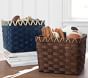 Navy & Pink Emory Basket | Kids Storage | Pottery Barn Kids