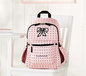 The Emily & Meritt Dotty Bow Girls Backpack | Pottery Barn Kids
