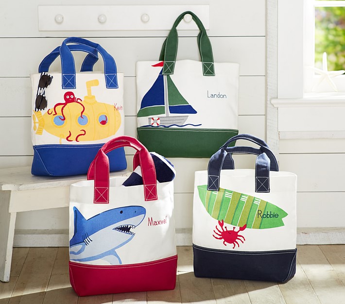 Boy Preppy Icon Kids Totes | Pottery Barn Kids