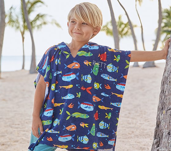 Funny Fish Poncho | Pottery Barn Kids