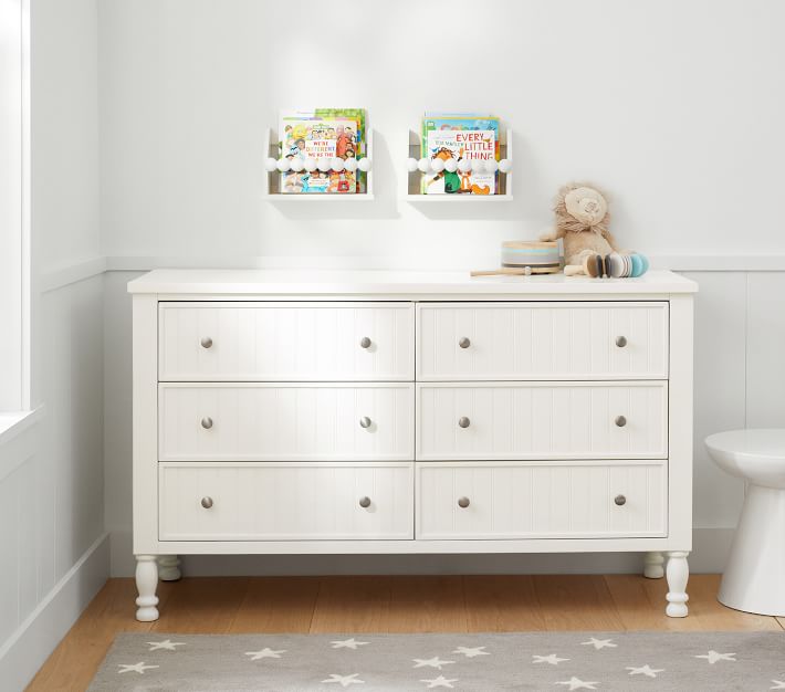 Catalina Beadboard 6 Drawer Dresser 56w x 19d Pottery Barn Kids