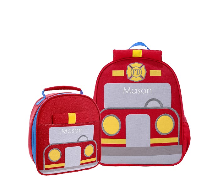 Little Critters Firetruck Backpack & Lunch Bundle, Set of 2 | Pottery ...