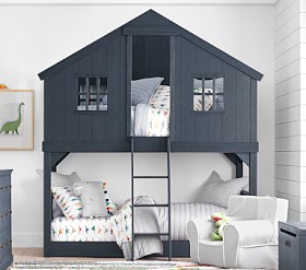 Twin tree house low loft bed store