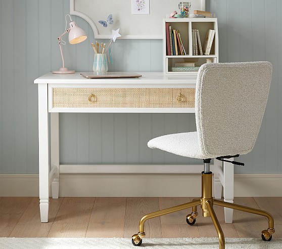 Ava Regency Caned Writing Desk (42") | Pottery Barn Kids