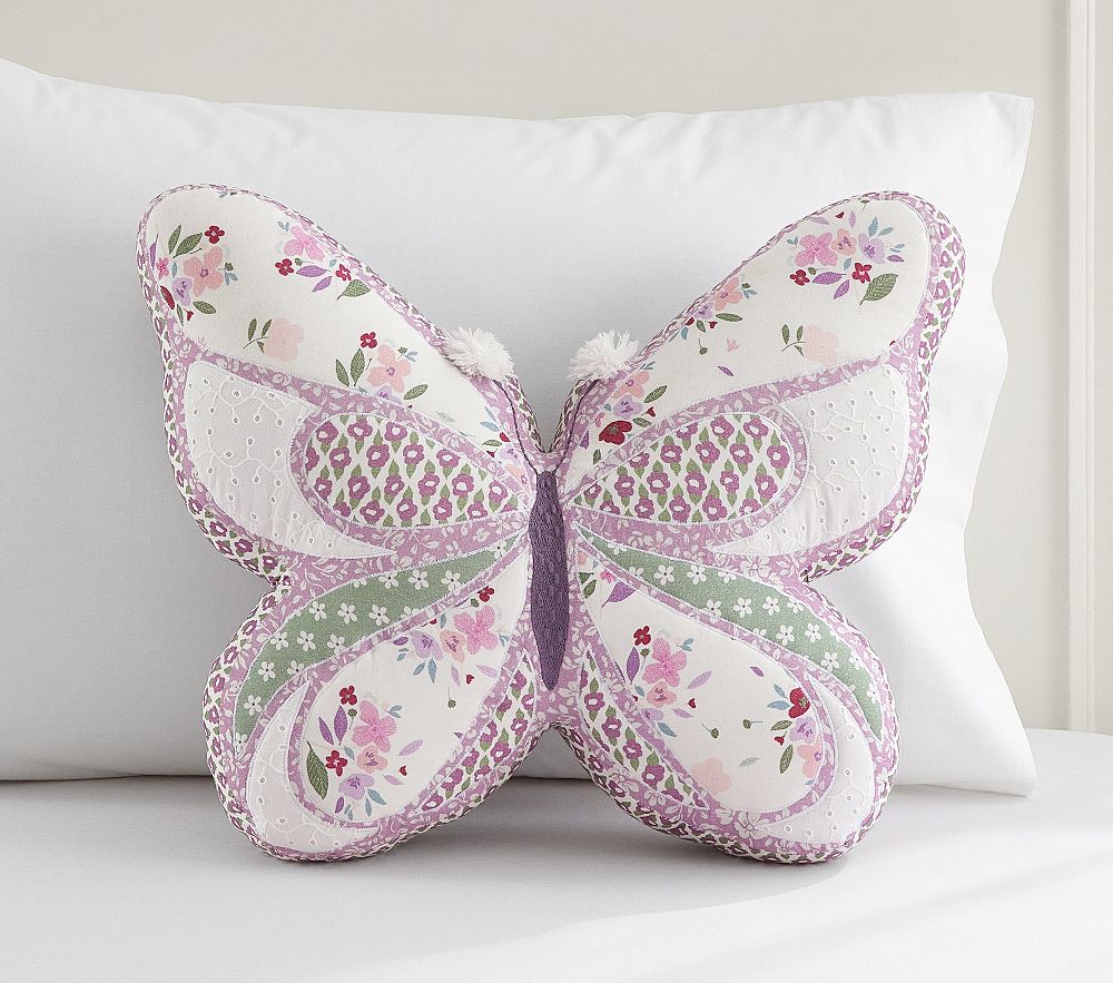 Butterfly Shaped Pillow | Pottery Barn Kids