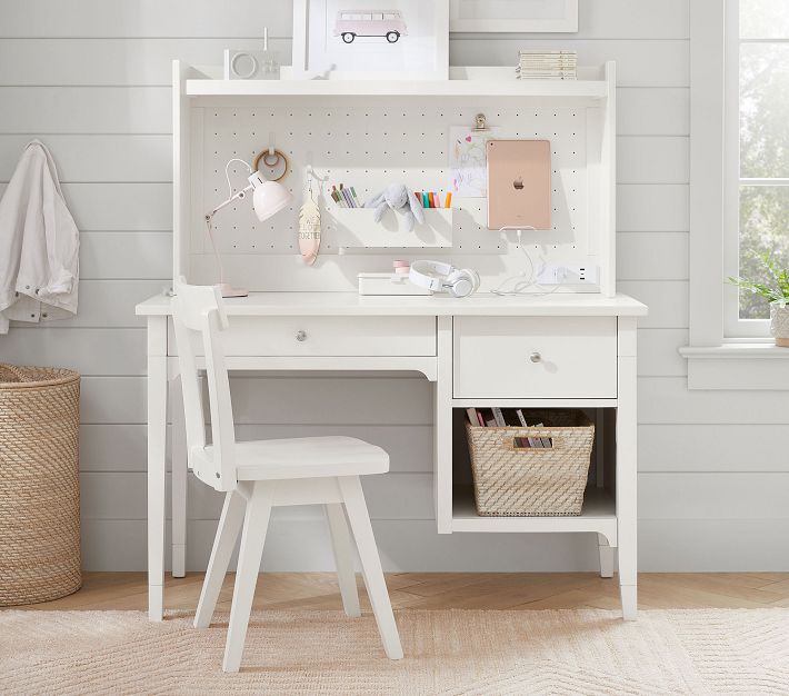 Morgan Storage Desk Simply White In Home Delivery