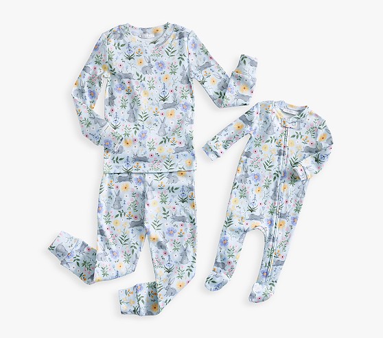 Rifle Paper Co. Bunny Floral Organic Family Pajama Collection | Pottery ...