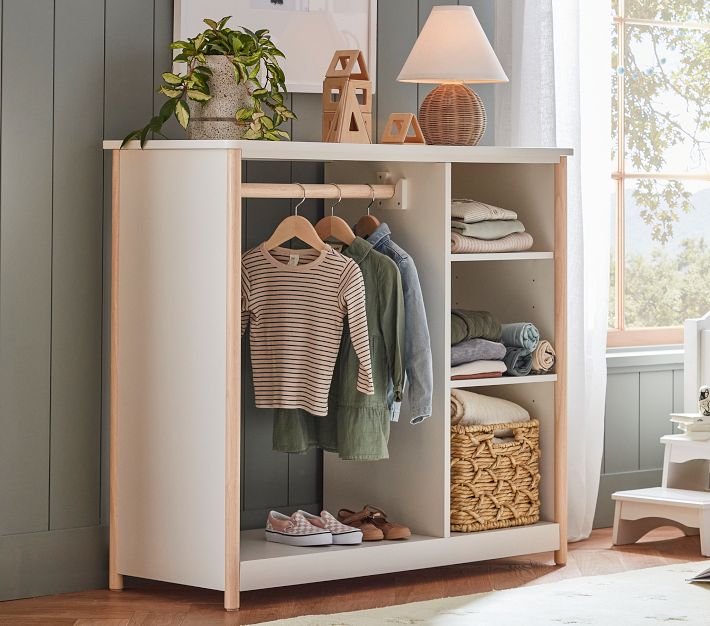 Avery 3 Shelf Wardrobe 45w x 17d Pottery Barn Kids