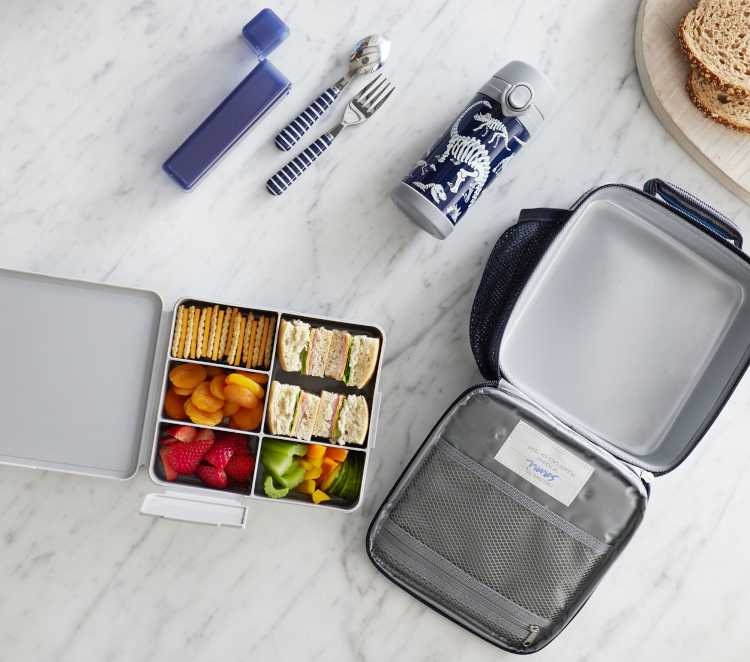 Mackenzie Navy Solar System Glow-in-the-Dark Lunch Boxes | Pottery Barn ...