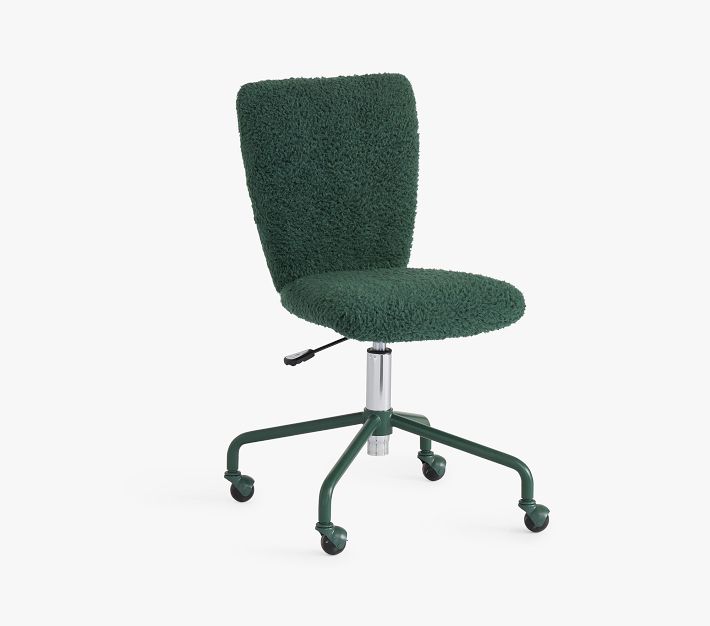 Urban shop faux fur rolling task chair store