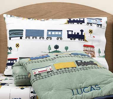 Trains Toddler Bedding Set | Pottery Barn Kids