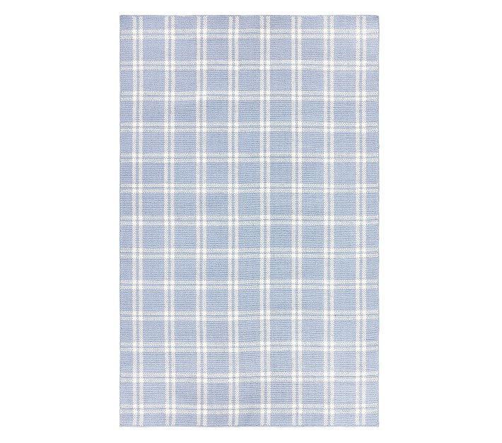 Leo Plaid Rug | Pottery Barn Kids