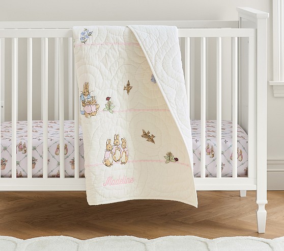 Peter Rabbit™ Flopsy™ Baby Quilt | Pottery Barn Kids