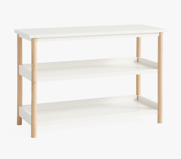 Avery Low 2 Shelf Simply with Rubberwood Natural In Home Delivery