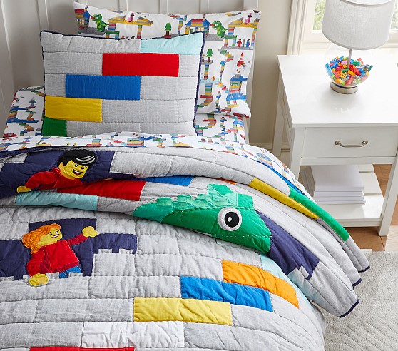 LEGO® Quilt & Shams | Pottery Barn Kids