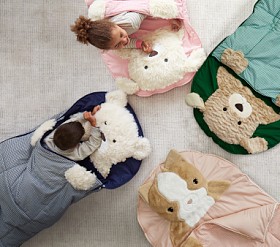 Shaggy Head Kids Sleeping Bags | Pottery Barn Kids