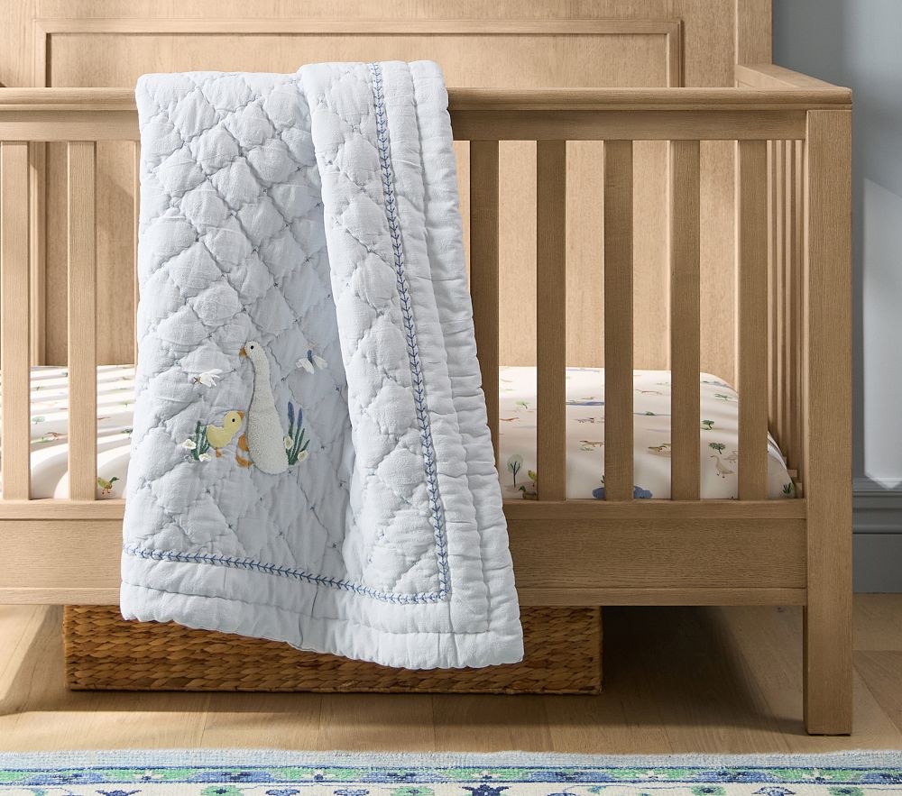 Rowan Ducks Baby Quilt | Pottery Barn Kids