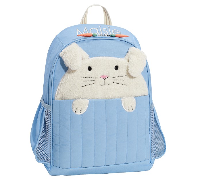 Mackenzie Blue Bunny Critter Backpacks | Pottery Barn Kids