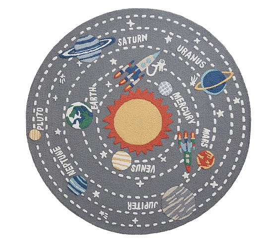 3D Activity Solar System Play Rug | Pottery Barn Kids