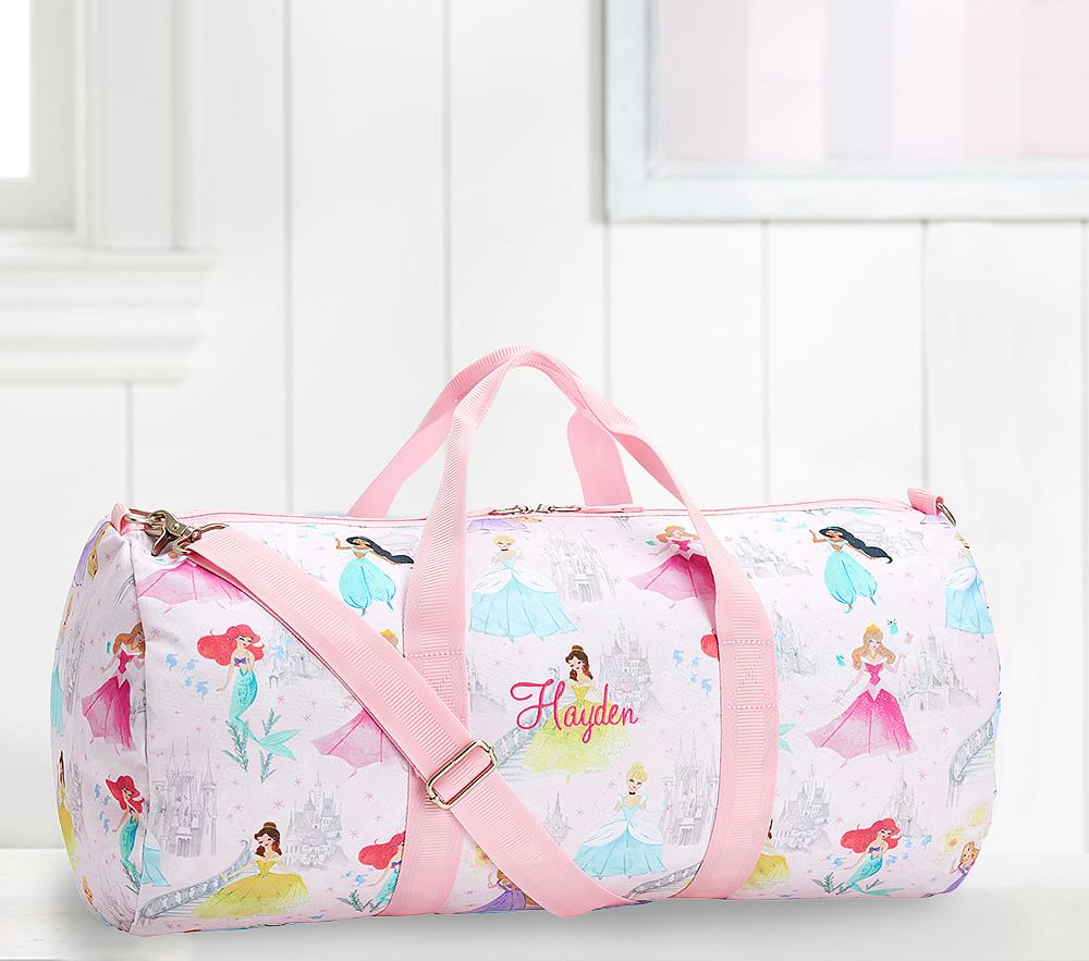 Mackenzie Disney Princess Castle Shimmer Large Duffle Bag | Pottery ...