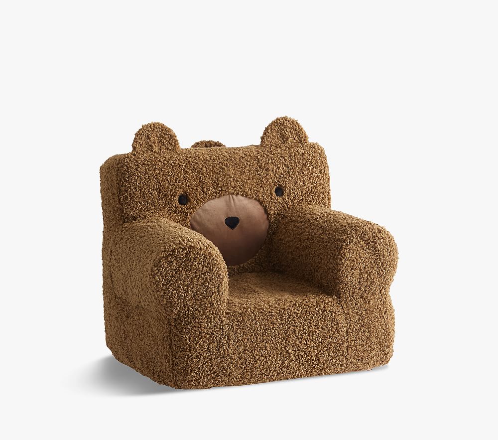 My First Anywhere Chair®, Teddy Bear Fur | Pottery Barn Kids