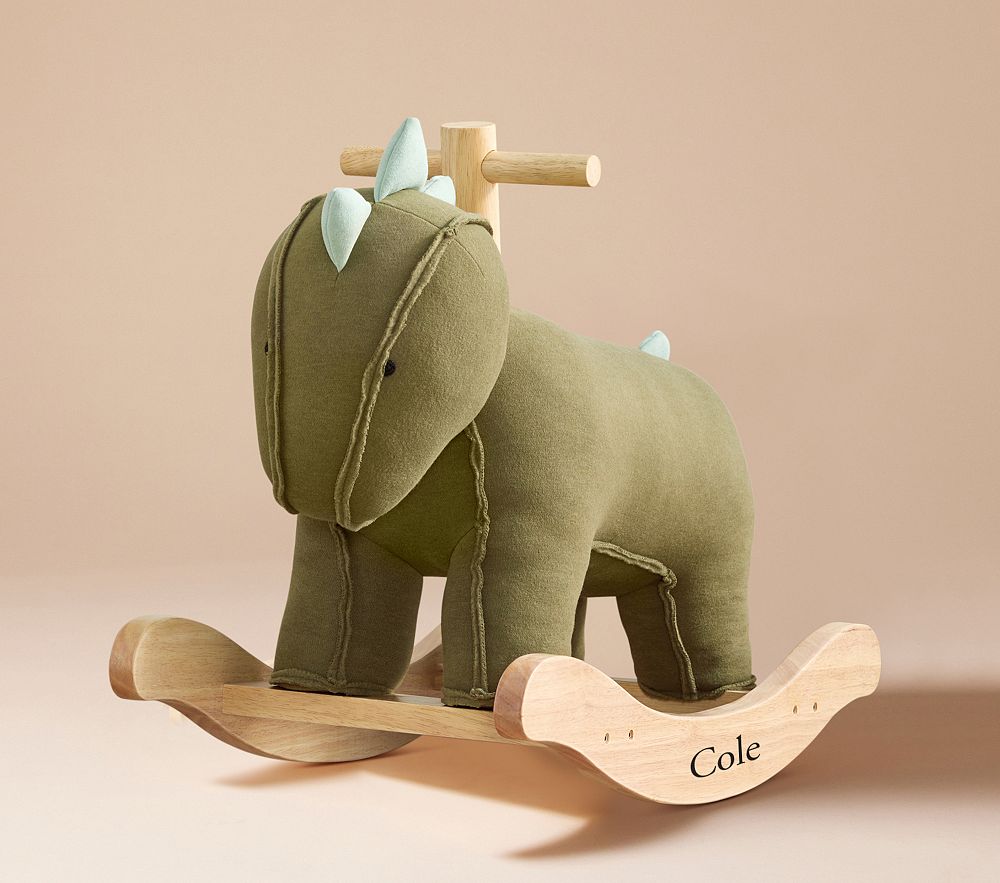 Dino Cotton Plush Nursery Rocker | Pottery Barn Kids