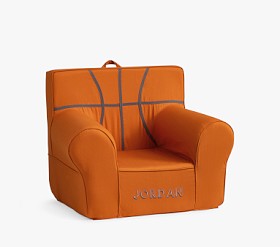 Oversized Anywhere Chair®, Basketball Slub Canvas | Pottery Barn Kids