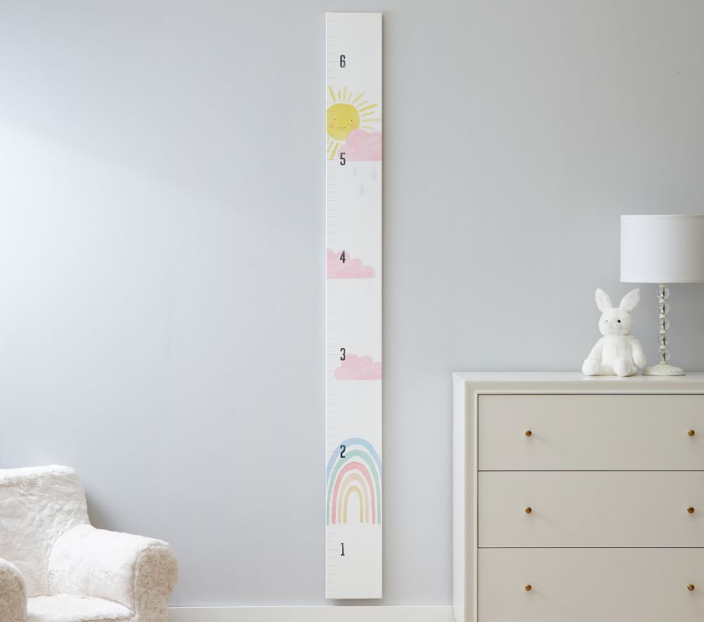 Rainbow and Sunshine Growth Chart | Pottery Barn Kids