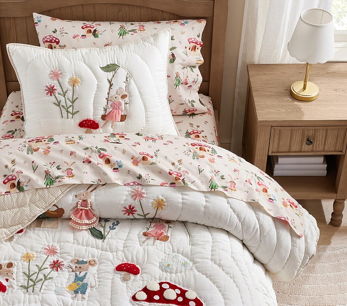 Garden Mice Quilt & Shams | Pottery Barn Kids