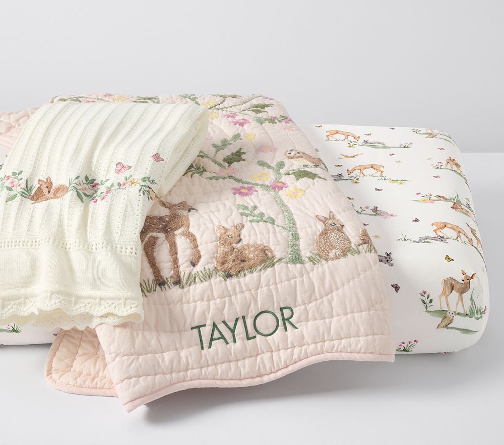 AERIN Fawn Baby Bedding Set | Pottery Barn Kids