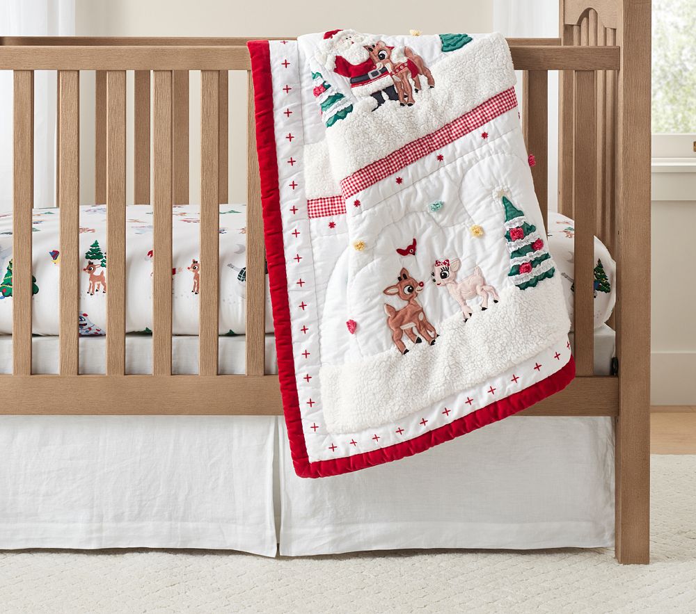 Rudolph® Baby Quilt | Pottery Barn Kids