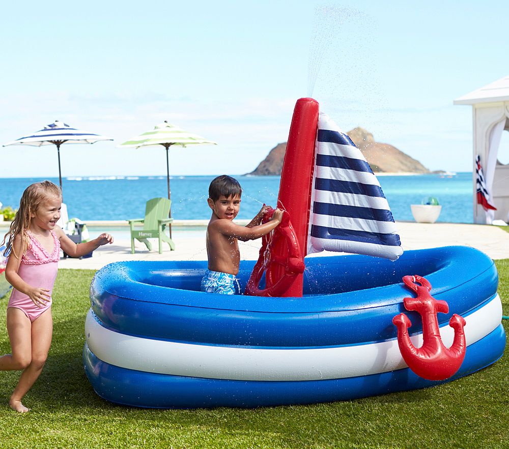 Sailboat Kiddie Pool | Outdoor Toys | Pottery Barn Kids