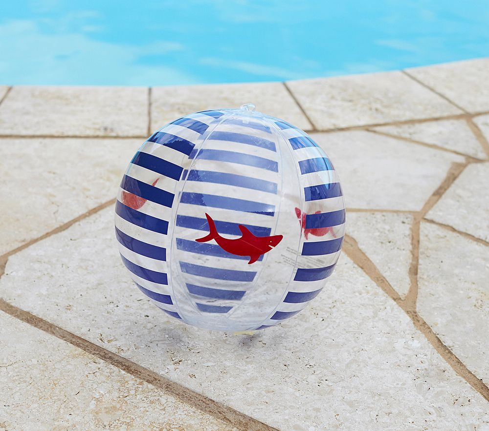 Blue Shark Small Beach Ball | Outdoor Toys | Pottery Barn Kids