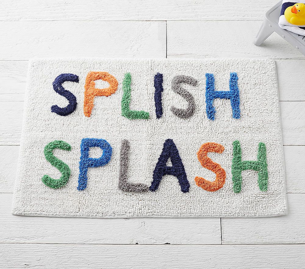 Splish Splash Kids Bath Mat | Pottery Barn Kids