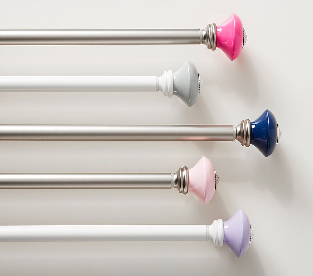 Solid Harper Finial & Kids Window Hardware | Pottery Barn Kids
