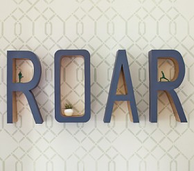 "Roar" Decorative Wall Letter Set | Pottery Barn Kids