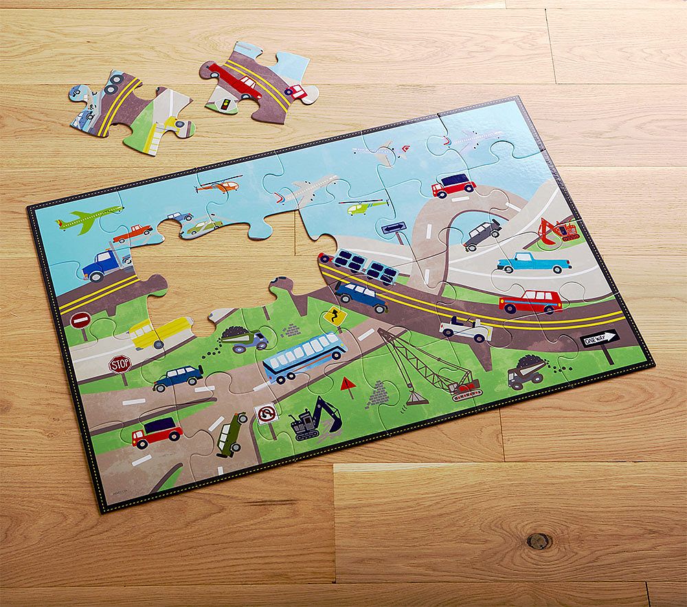 Transportation Floor Puzzle | Kids Toys | Pottery Barn Kids